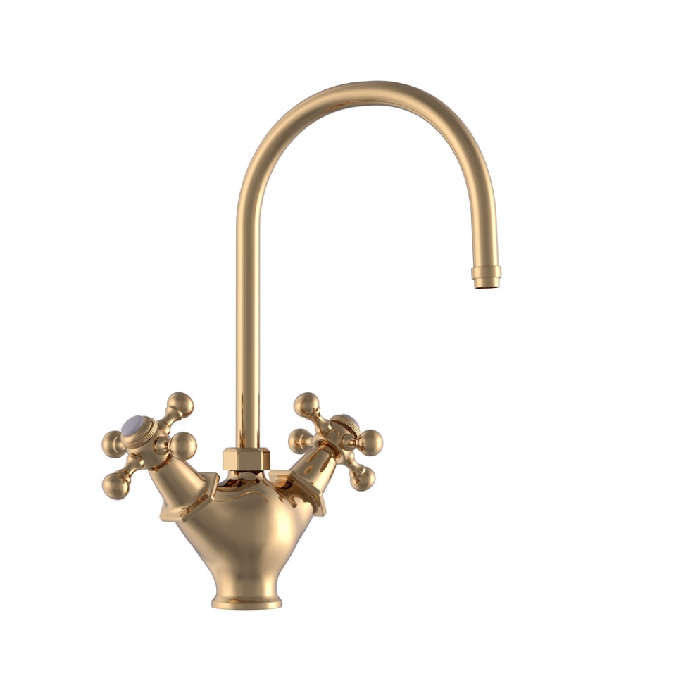 Queens 2 Lever Mono Sink Mixer+Swivel Spout in South Korea | Jaquar