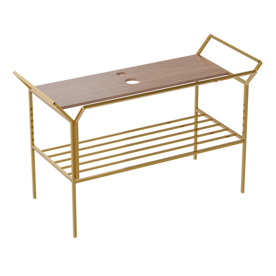 Blush Gold PVD SS Frame For Wall Basin W- 1200mm in 대한민국 l 자쿠아