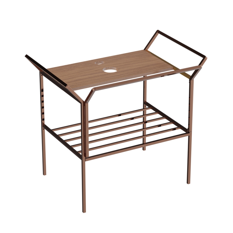 Blush Gold PVD SS Frame For Wall Basin W- 1000mm in 대한민국 l 자쿠아